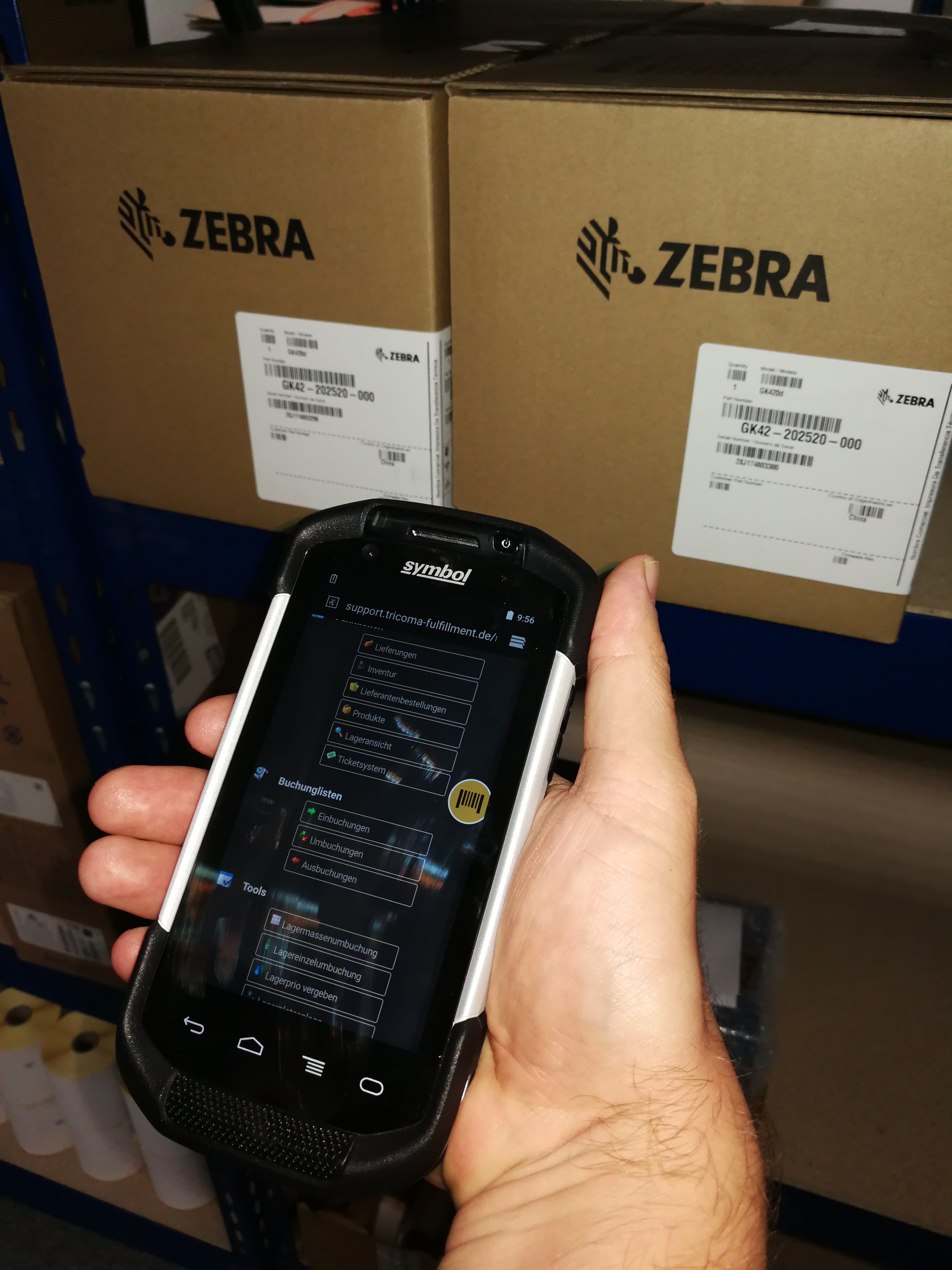 Mobile Datenerfassung per MDE Gerät