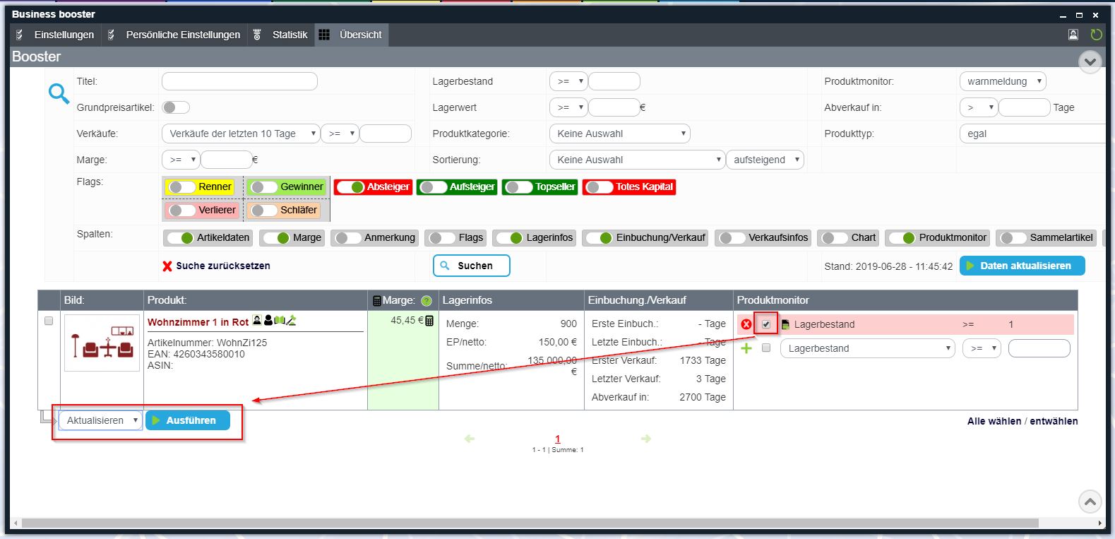 Produktanalyse/Sortimentsgestaltung | Renner/Penner-Analyse