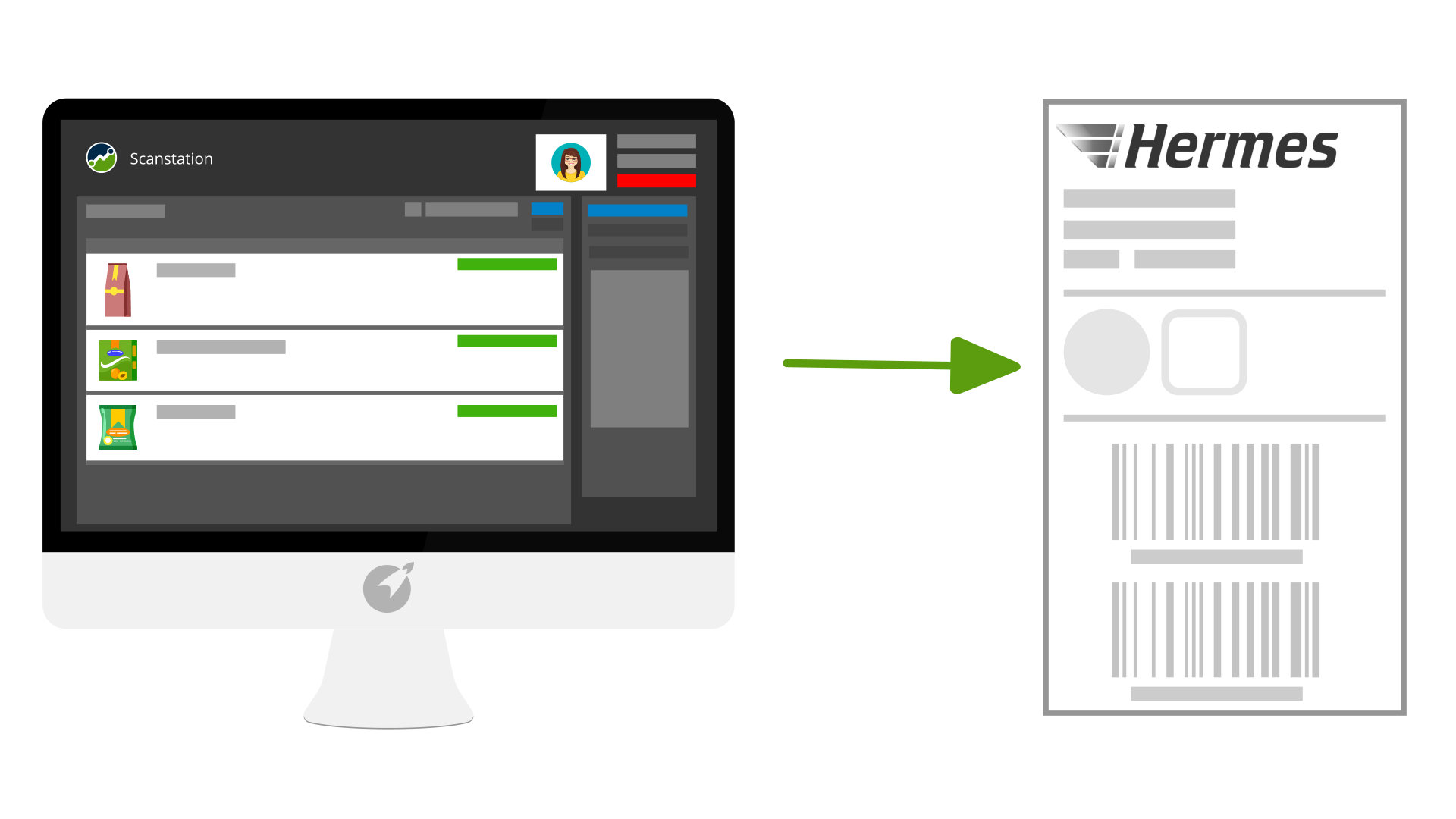 Hermes Versandsoftware und Schnittstelle | tricoma ERP & WaWi